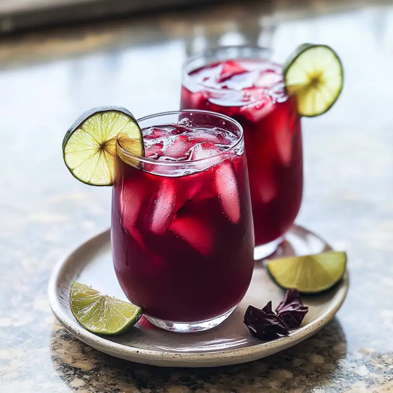 Amazing Hibiscus Agua Fresca Recipe for a Refreshing Oasis