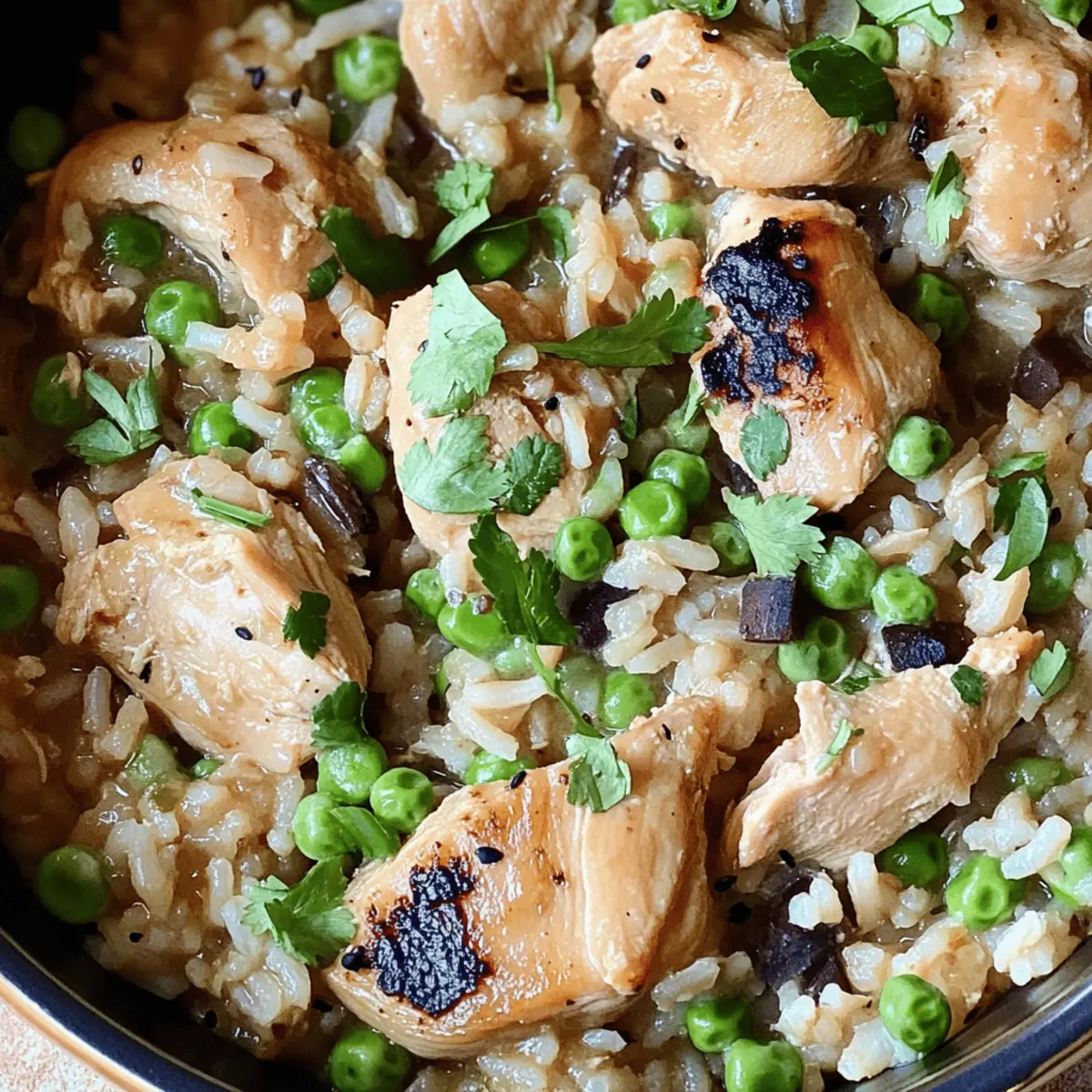 Brothy Miso Ginger Chicken & Rice Skillet Recipe