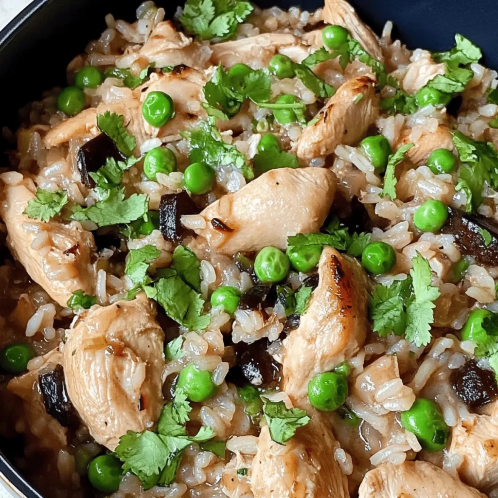 Brothy Miso Ginger Chicken & Rice Skillet Recipe