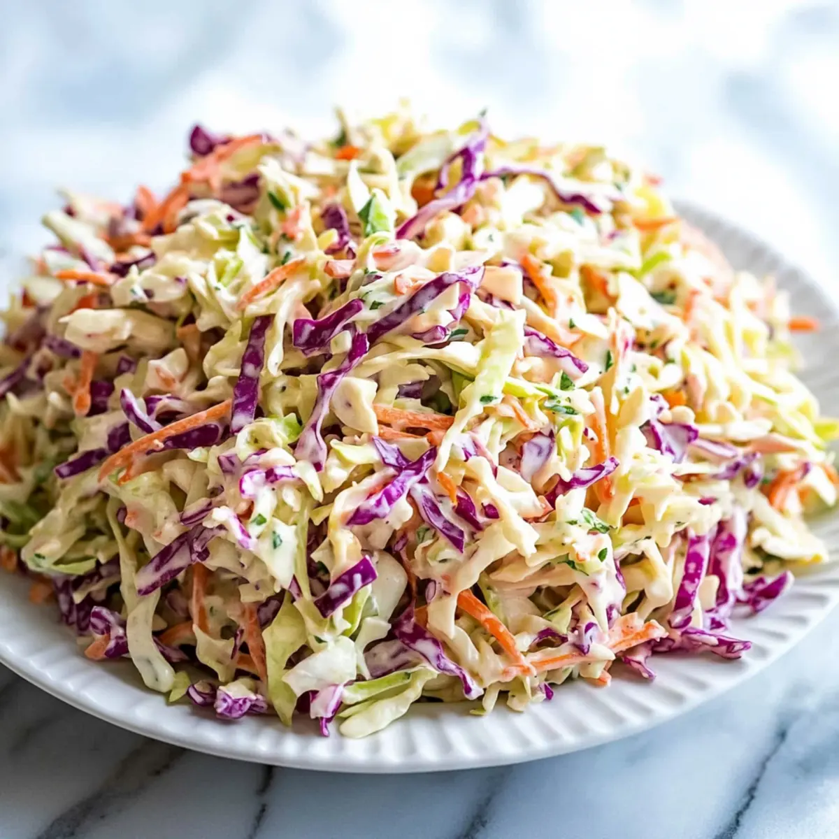 Classic Homemade Coleslaw Recipe with Creamy Dressing