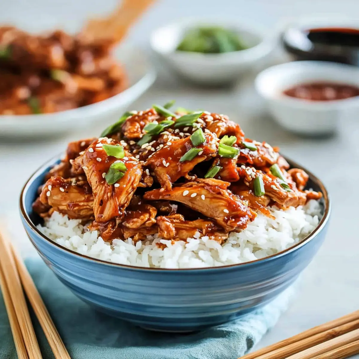 Slow Cooker Sweet Chili Chicken with Sesame Flavor Boost