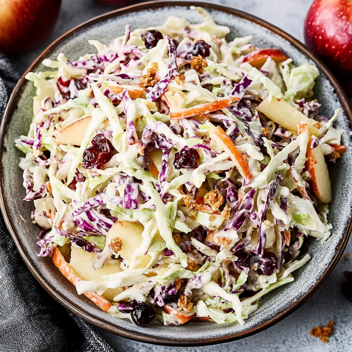 Delicious Cranberry Apple Crunch Slaw Recipe for Fresh Flavors