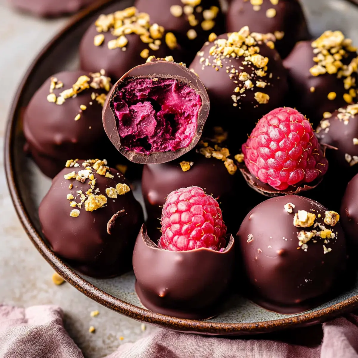 Delicious Raspberry Chocolate Truffles for Chocolate Lovers