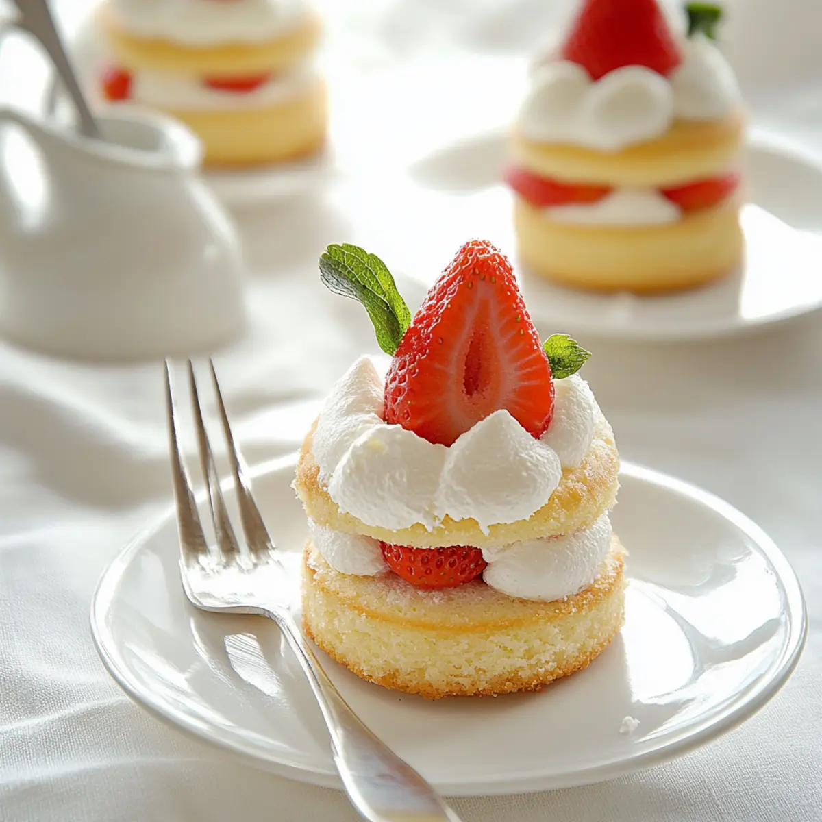 Mini Strawberry Shortcakes for Parties - Easy Recipe