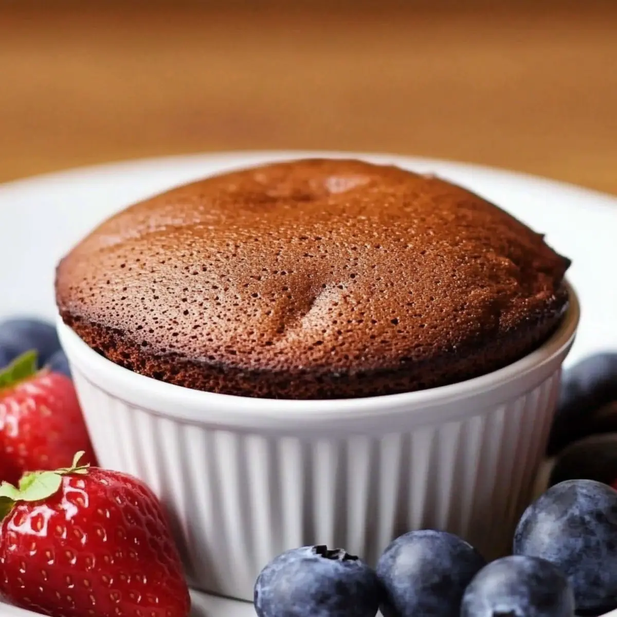 Decadent 2-Ingredient Chocolate Soufflé Recipe for Beginners