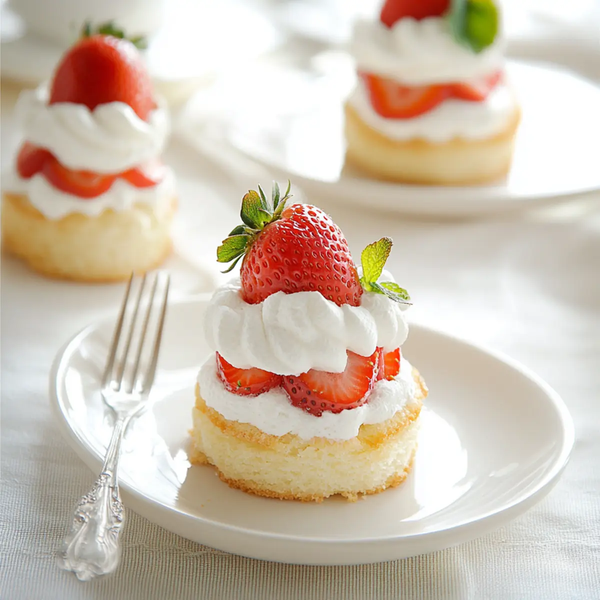 Mini Strawberry Shortcakes for Parties - Easy Recipe