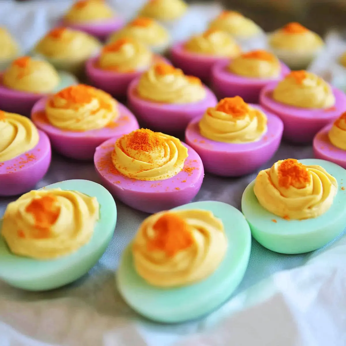 Colorful Deviled Eggs: Fun and Easy Dyed Variation